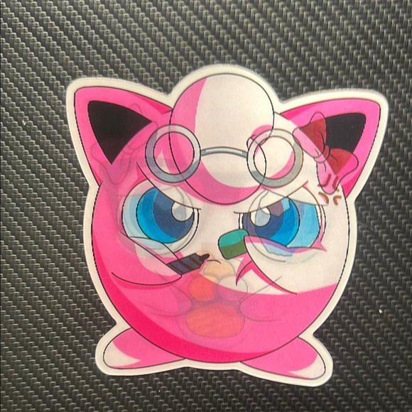 Other | Pokemon Jigglypuff 3d Motion Sticker | Poshmark